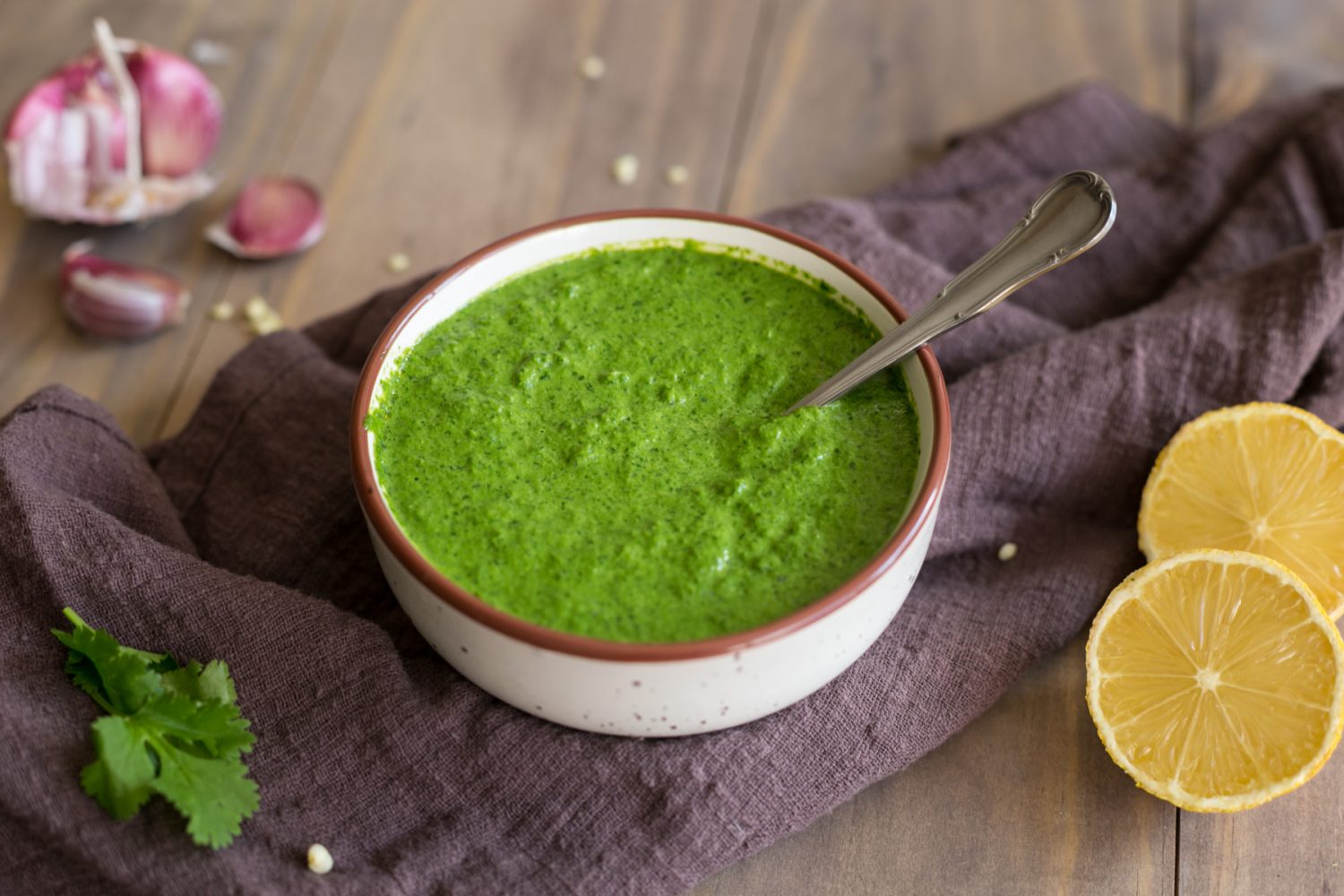 Salsa de cilantro y ají verde - El Sabor de lo Bueno