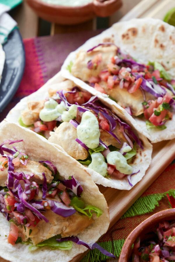 Tacos de pescado estilo baja - El Sabor de lo Bueno