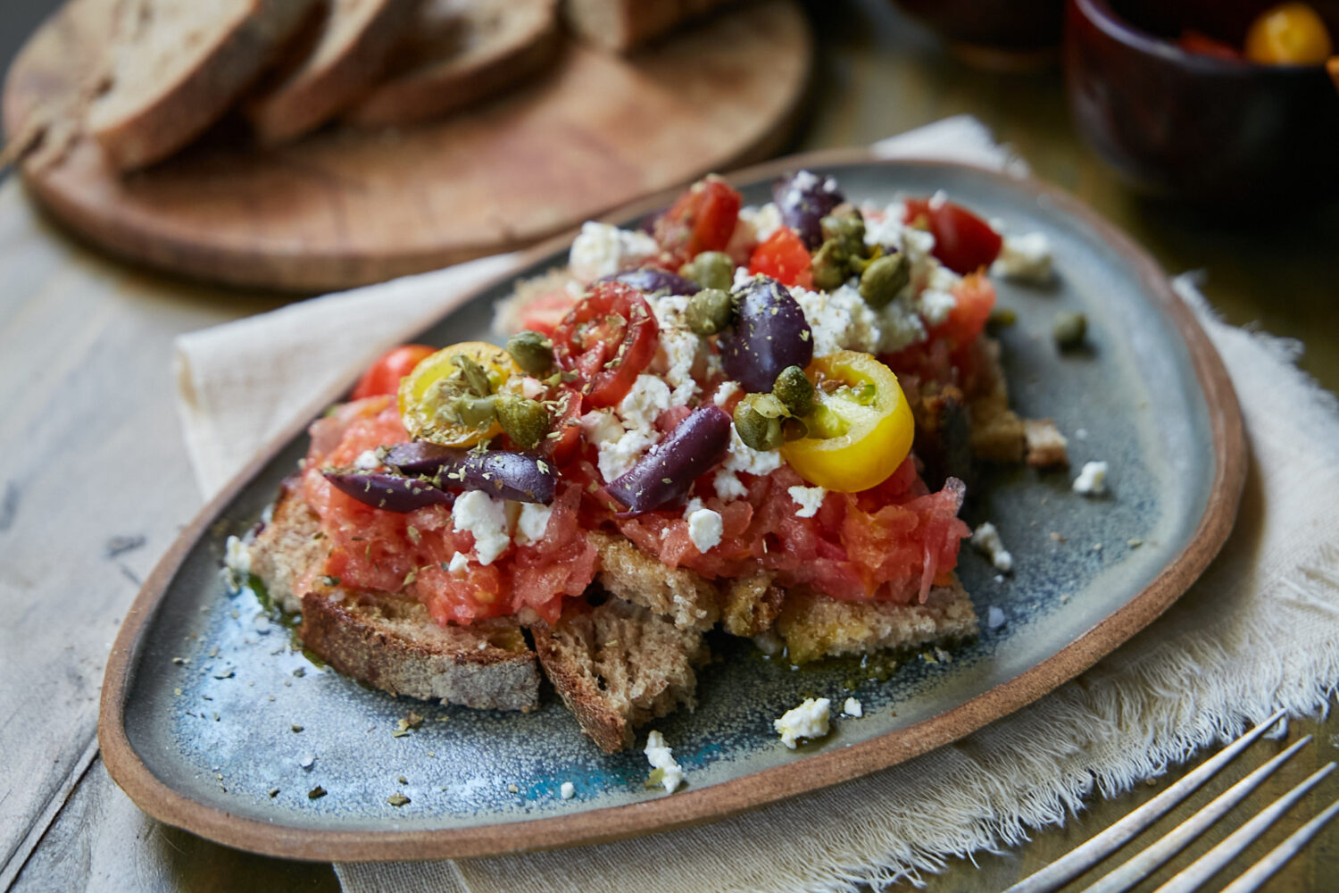 Dakos griego: receta tradicional de la ensalada cretense